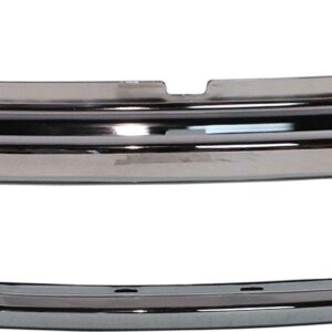 Evan Fischer Front Bumper Compatible with 2009-2014 Ford F-150, Chrome Steel with Fog Light Holes FO1002411