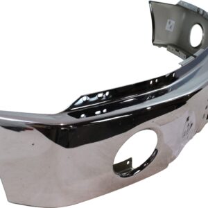 Evan Fischer Front Bumper Compatible with 2009-2014 Ford F-150, Chrome Steel with Fog Light Holes FO1002411