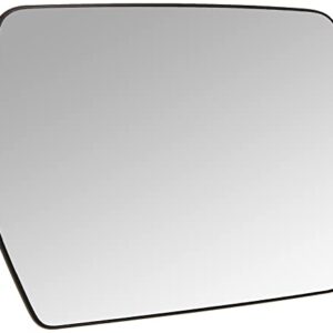 Fit System 30194 Passenger Side Heated Mirror Glass w/Backing Plate, Ford F150, Lincoln Mark LT, 6 13/16" x 9 1/8" x 10 1/2" (w/o Blind Spot)