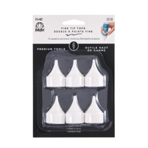 plaid tip writers, (6-piece)