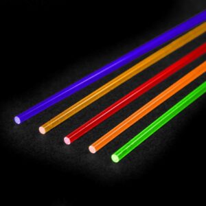 Nanoptics Ultra Super Flex Replacement Bowsight Fiber 12" (Pack of 5) - 0.029" Multi (Green, Yellow, Red, Blue, and Hunter Orange)