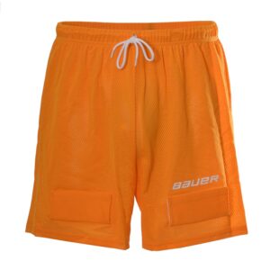 bauer core mesh jock shorts, orange, men's, x-large