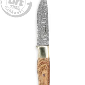 Perkin Knives - Custom Handmade Damascus Hunting Knife Fixed Blade Knife