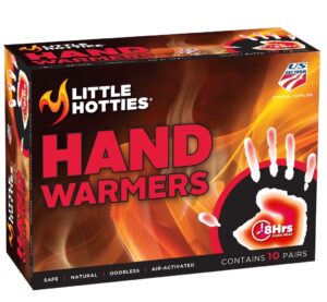 little hotties 8-hour hand warmers, 10 pair, black