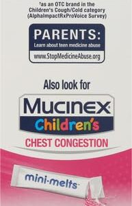 Mucinex Children's Congestion & Cough Liquid, Berrylicious, 6.8oz (Packaging May Vary)