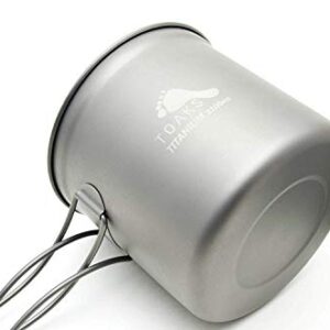 TOAKS Titanium 1100ml Pot with Pan