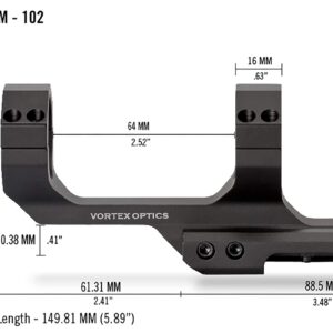 Vortex Optics Sport Cantilever 30mm Mount - 2-Inch Offset