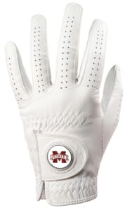 linkswalker mississippi state bulldogs-golf glove - s