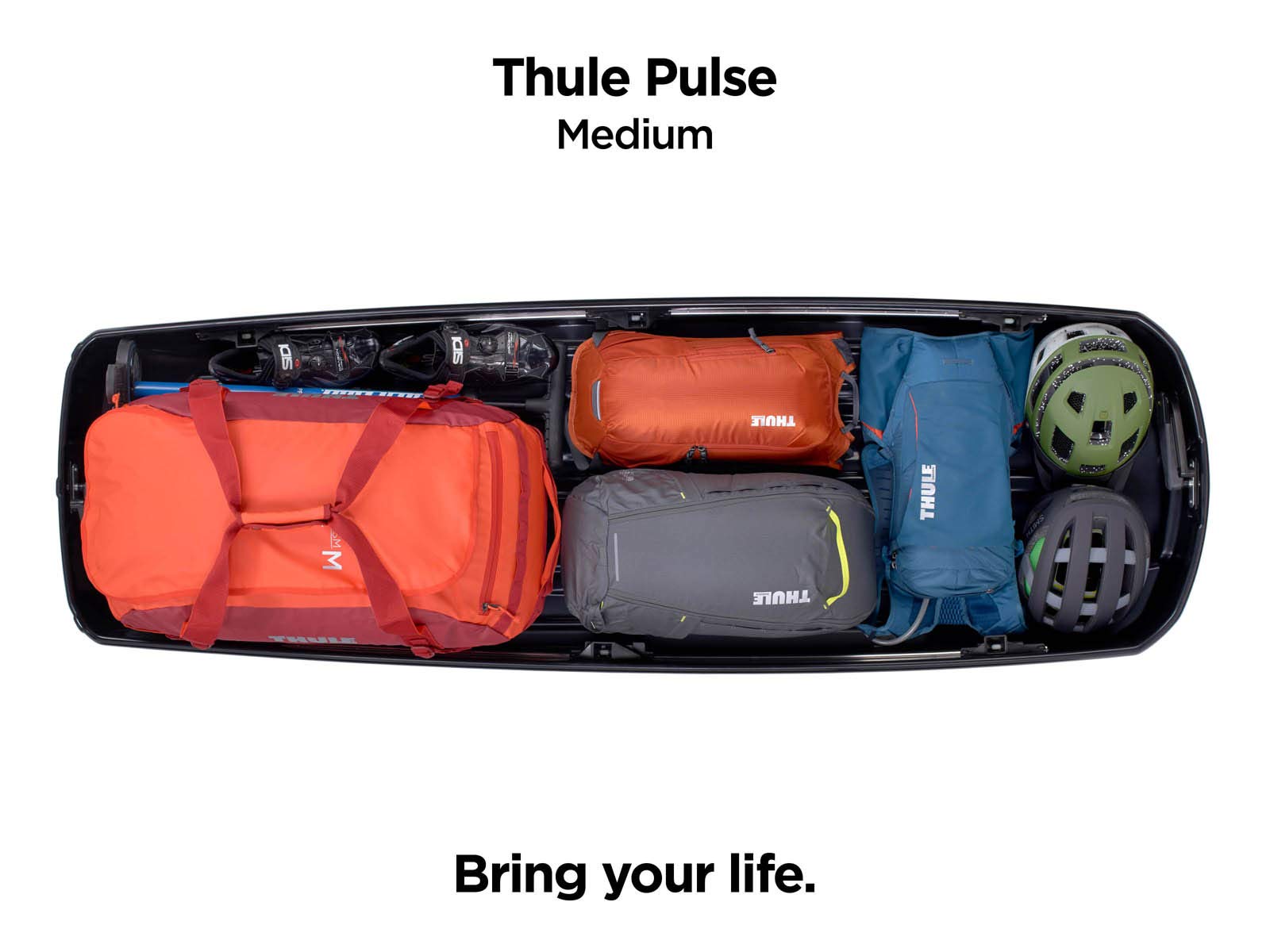 Thule 614 Pulse Rack, Medium, Black