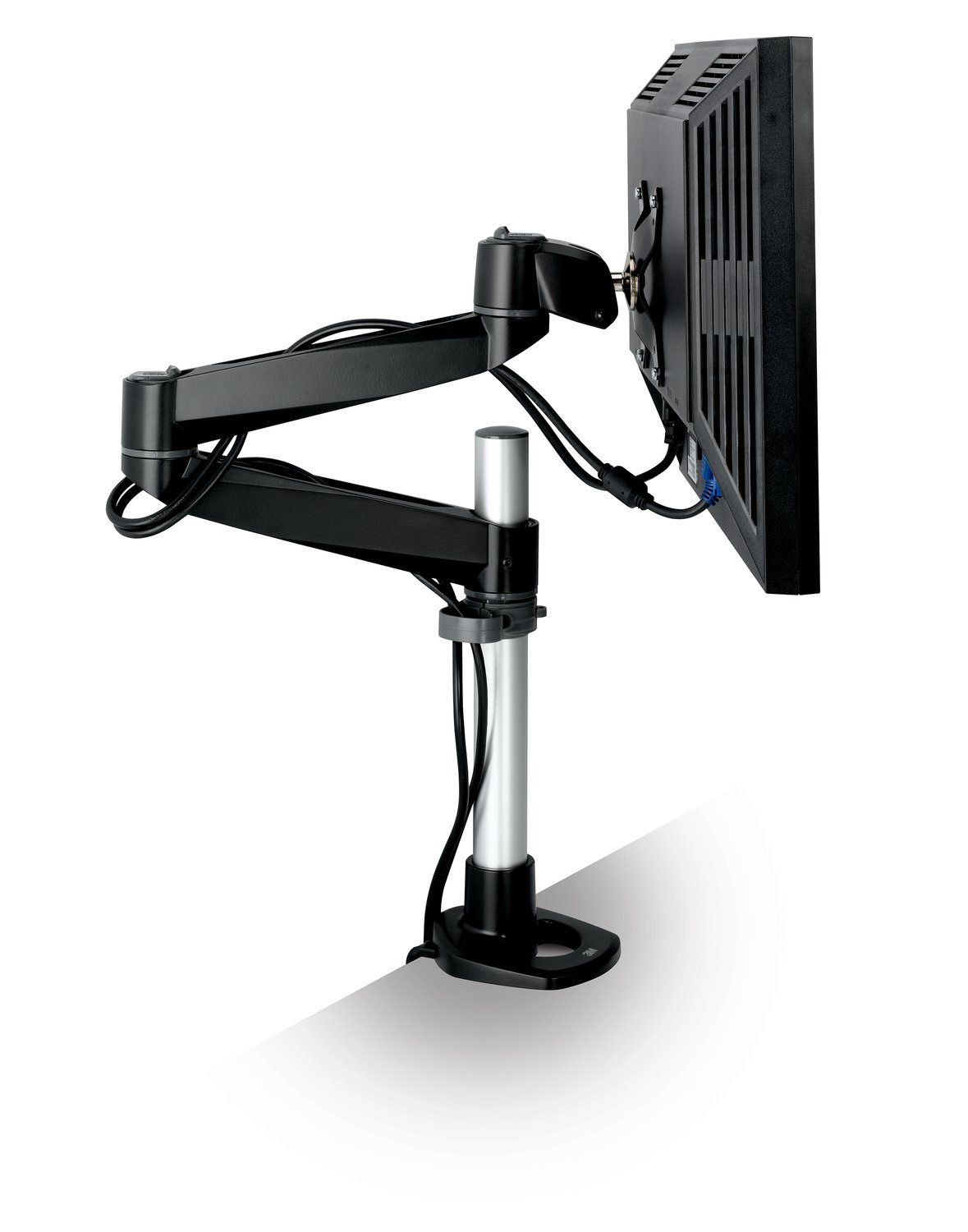 3M Dual-Swivel Monitor Arm, Black (MA140MB)