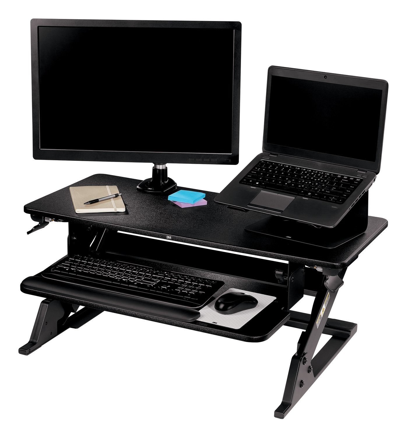 3M Dual-Swivel Monitor Arm, Black (MA140MB)