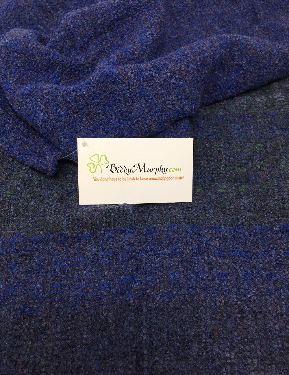 Biddy Murphy Irish 100% Soft Lambswool Pashmina Shawl & Wrap for Women, Mountain Blue