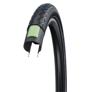 schwalbe, marathon, tire, 700x50c, wire, clincher, endurance, greenguard, 67tpi, black