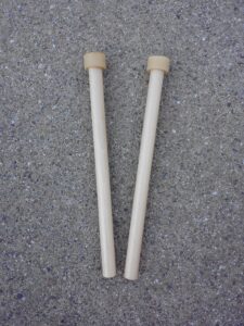 kakesa steel drum pan mallets sticks wood econo - double seconds