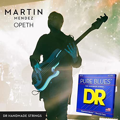 DR Strings PURE BLUES Bass Guitar Strings (PB5-45)