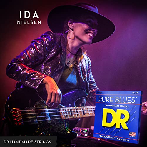 DR Strings PURE BLUES Bass Guitar Strings (PB5-45)