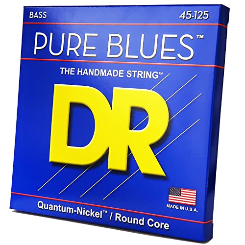 DR Strings PURE BLUES Bass Guitar Strings (PB5-45)