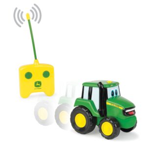 John Deere Radio Controlled Johnny Tractor Toy - Includes Easy to Use Remote Control Toy - Green John Deere Tractor Toys - John Deere Toys - Ages 18 Months and Up