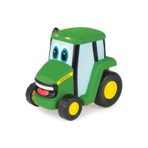 john deere johnny push n roll toy tractor, ages 18 months and up, unisex-children