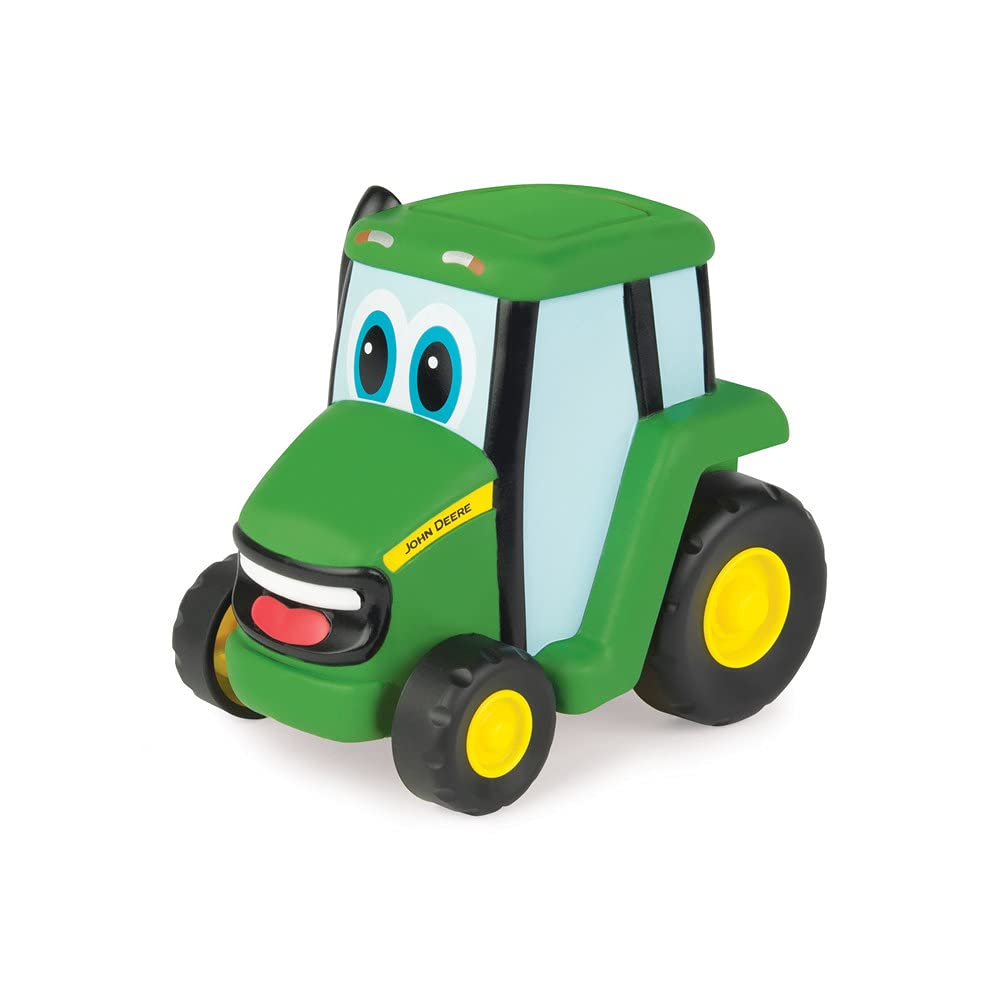 John Deere Johnny Push N Roll Toy Tractor, Ages 18 Months and Up, unisex-children