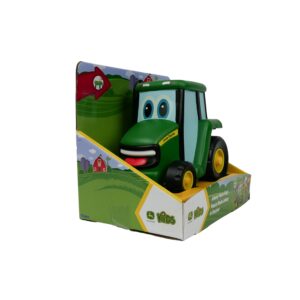 John Deere Johnny Push N Roll Toy Tractor, Ages 18 Months and Up, unisex-children