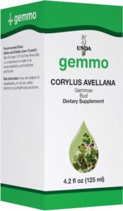 unda gemmo therapy corylus avellana | european hazel bud extract | 4.2 fl. oz.