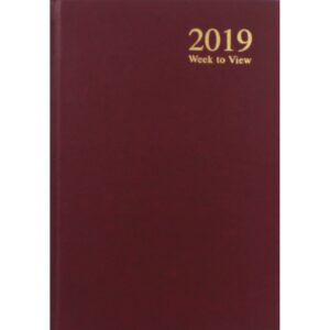 2019 a5 diary week to view