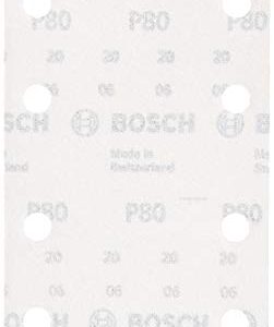 Bosch 2609256A82 Sanding Sheet Set for Orbital Sanders (10-Piece)