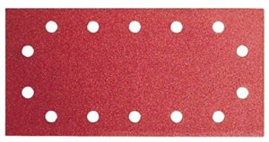 bosch 2609256b26 sanding sheets for orbital sanders 115 x 280 cm number of holes 14 grit 40 lot of 10 sheets