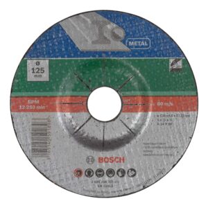 bosch accessories 2609256337 metal grinding disc with depressed centre