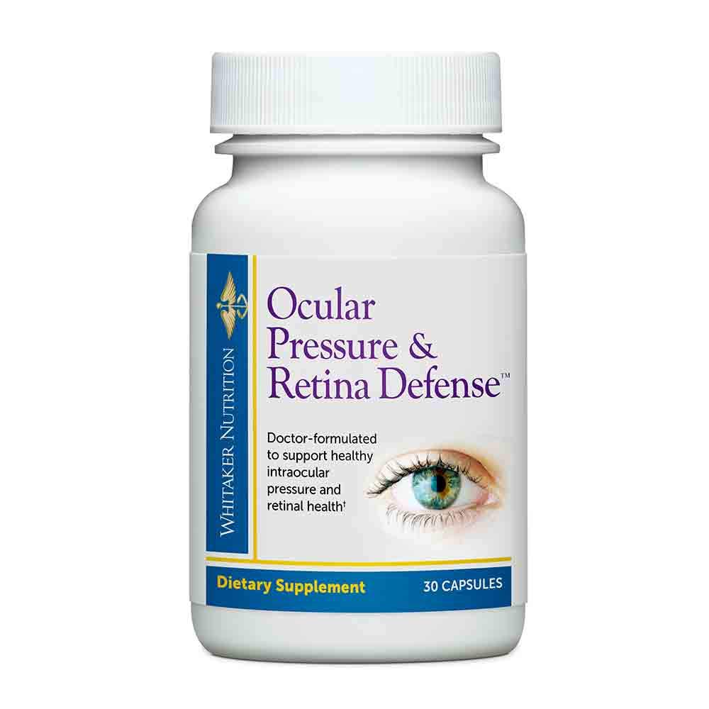 Dr. Whitaker Ocular Pressure & Retina Defense Supplement to Support Healthy Intraocular Pressure Levels, Circulation & Eye Tissue (30 Capsules)