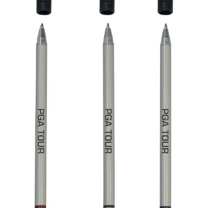 PGA Tour 3 Piece Golf Pen Gift Set,silver