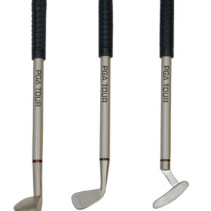 PGA Tour 3 Piece Golf Pen Gift Set,silver