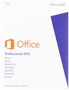 office professional 2013 key card 1pc/1user