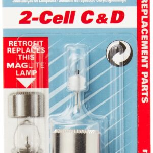 MagLite Xenon, 2 Cell C and D Replacement lamp