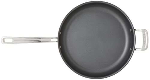 Cuisinart MultiClad Pro 12" w/Helper Handle Skillet, Inch, Non Stick Stainless Steel