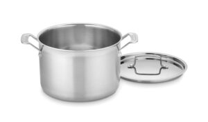 cuisinart mcp66-24n multiclad pro triple ply 8-quart skillet, stockpot w/cover