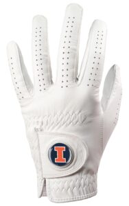 linkswalker illinois fighting illini-golf glove - l