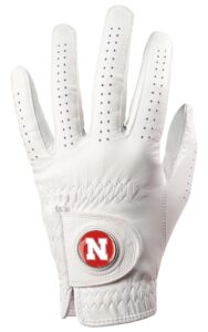 linkswalker nebraska cornhuskers-golf glove - l