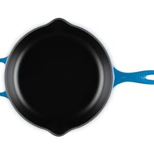 Le Creuset Enameled Cast Iron Signature Iron Handle Skillet, 10.25" (1-3/4 qt.), Marseille