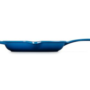 Le Creuset Enameled Cast Iron Signature Iron Handle Skillet, 10.25" (1-3/4 qt.), Marseille