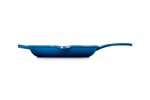 Le Creuset Enameled Cast Iron Signature Iron Handle Skillet, 10.25" (1-3/4 qt.), Marseille