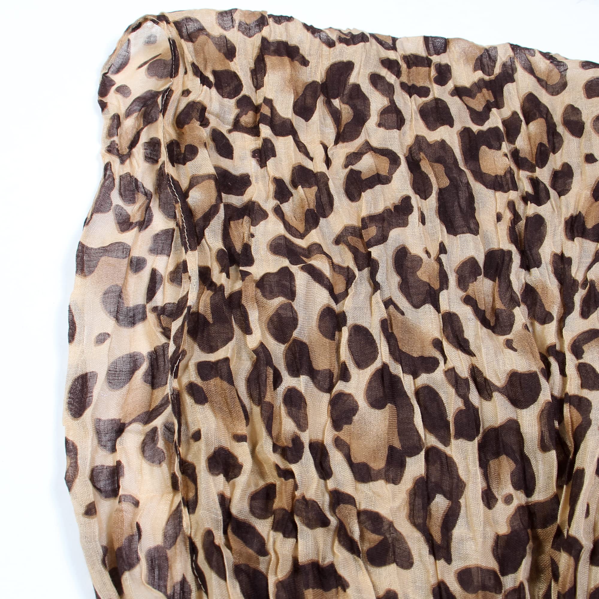 Scarf& Leopard Infinity Scarves(Camel)