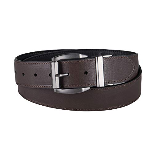 Levi's Men's Reversible Casual Jeans Belt, Black/Brown Laminate, 38 (Waist 36)