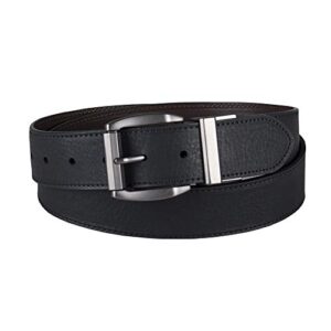 Levi's Men's Reversible Casual Jeans Belt, Black/Brown Laminate, 38 (Waist 36)