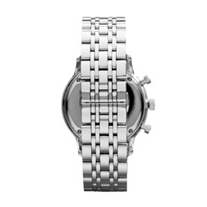 Emporio Armani Men's Two-Hand Silver Stainless Steel Bracelet Watch (Model: AR1648)