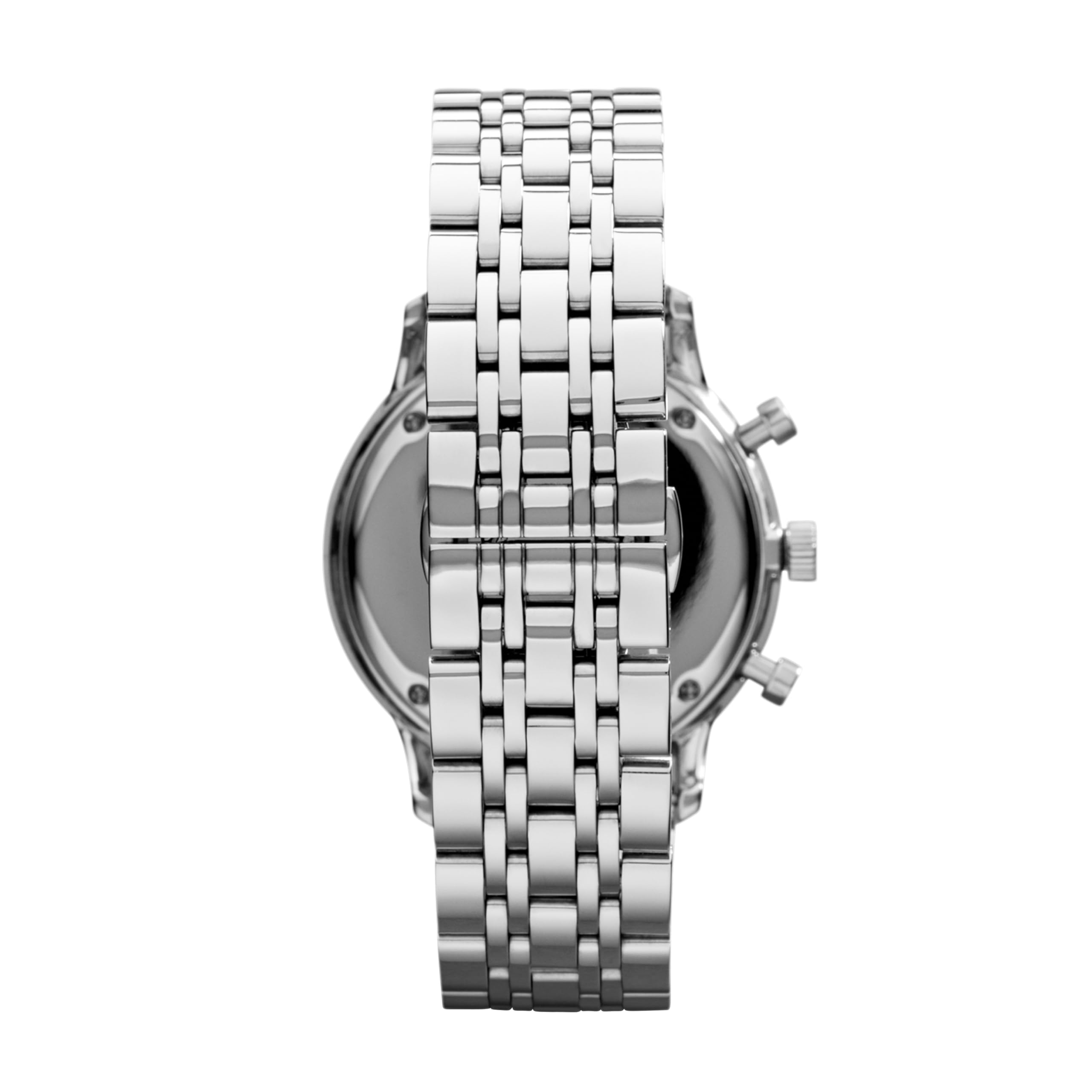 Emporio Armani Men's Two-Hand Silver Stainless Steel Bracelet Watch (Model: AR1648)