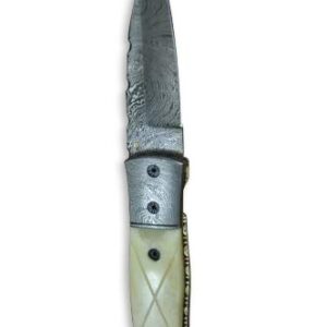 Perkin Knives - Handcrafted Damascus Hunting Knife - Folding Knife