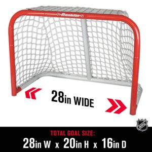 Franklin Sports NHL Mini Steel Street Hockey Goal - Kids Mini Skills Street Hockey Net - 28" x 20" - Perfect Youth Training Goal