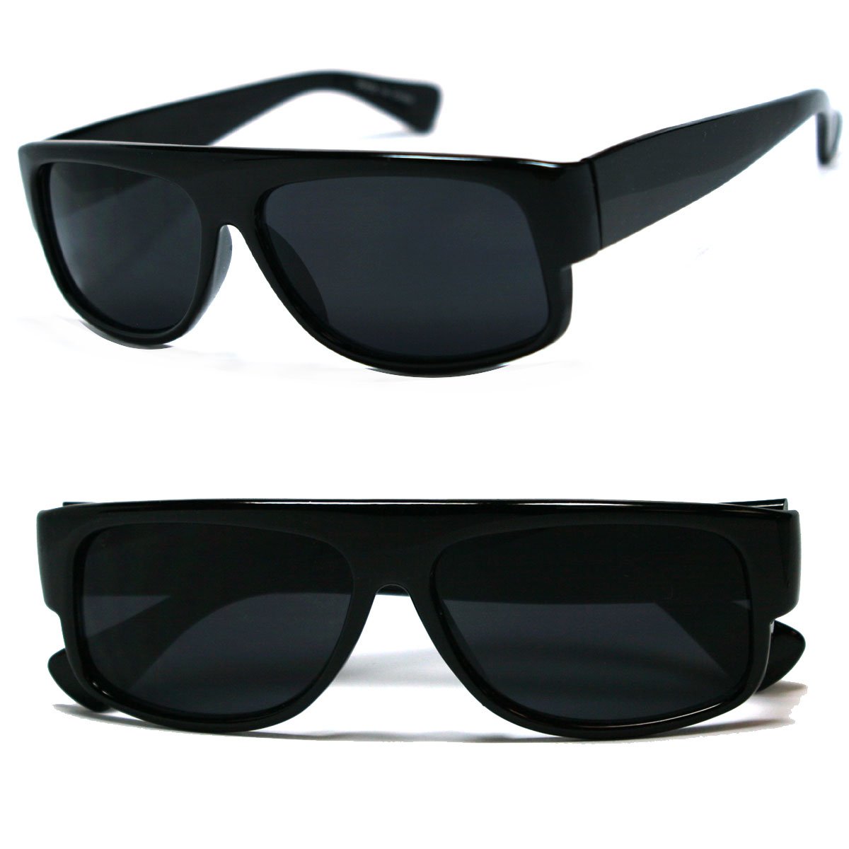 MODA Original OG Mad Dogger Shades Sunglasses w/Super Dark Lens (Black)